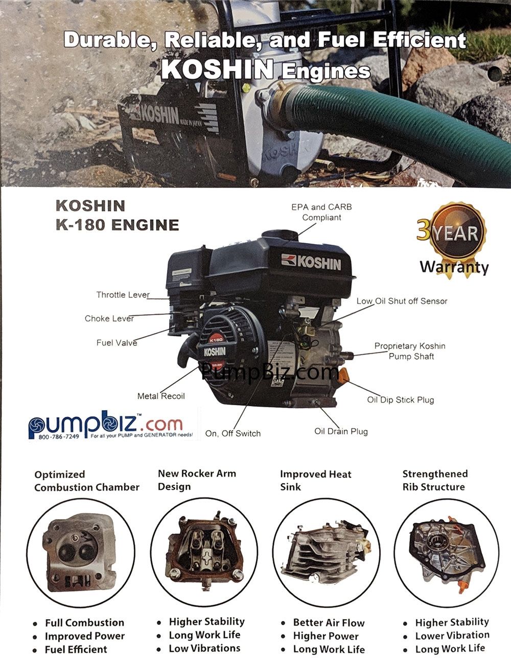 Water Pump 2 inch Semi-Trash | Koshin Semi-Trash Pump